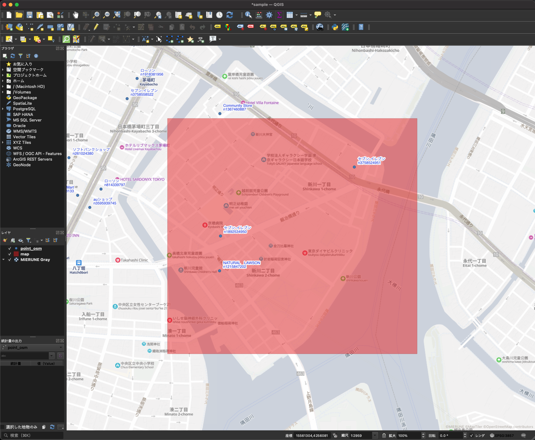 Amazon OpenSearch Serviceで空間検索してQGISで可視化してみた #AWS - Qiita