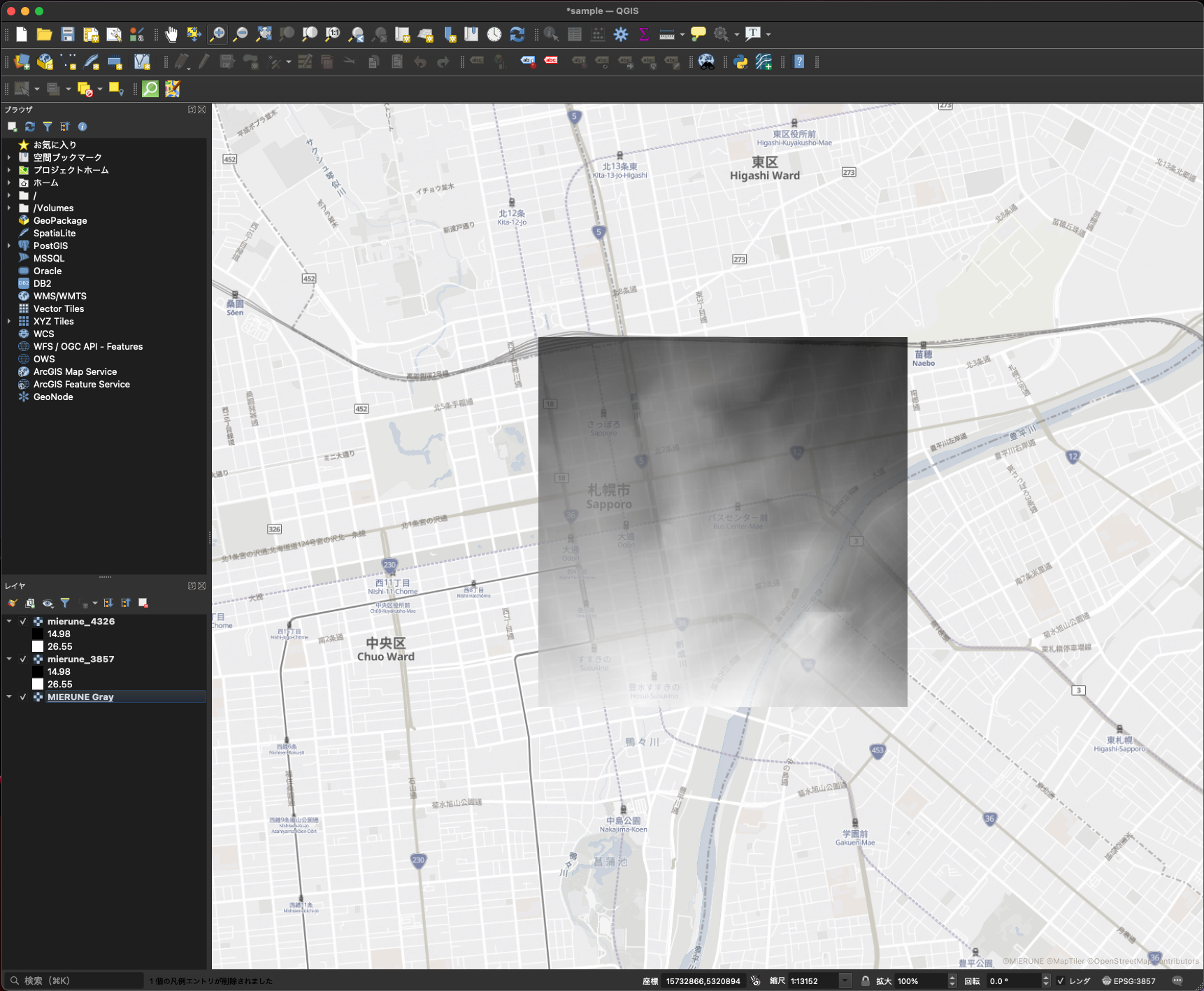 Webブラウザ上でGDALを利用できるLoamをためしてみた #JavaScript - Qiita